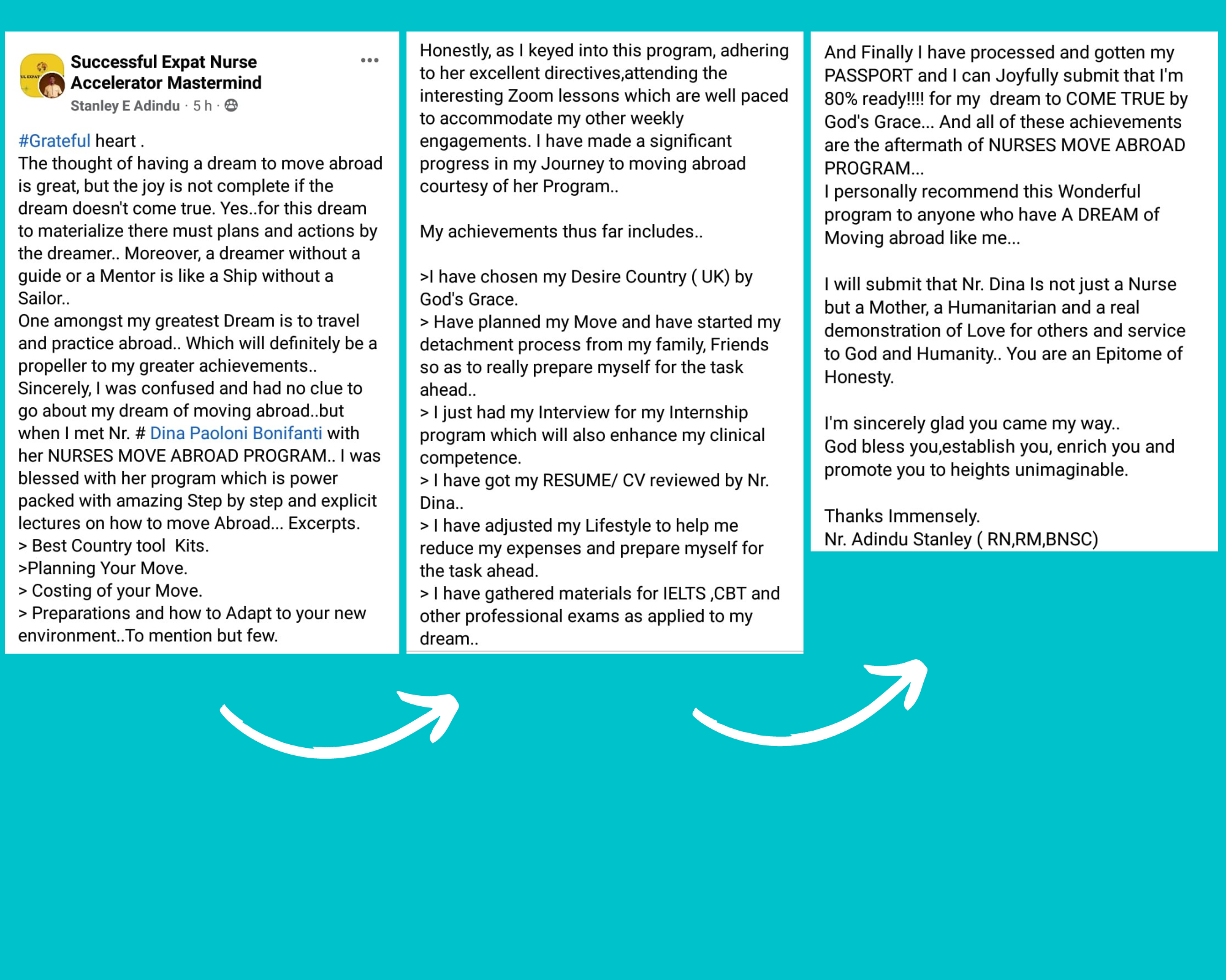 REFERENCES & FEEDBACK – Nurses Move