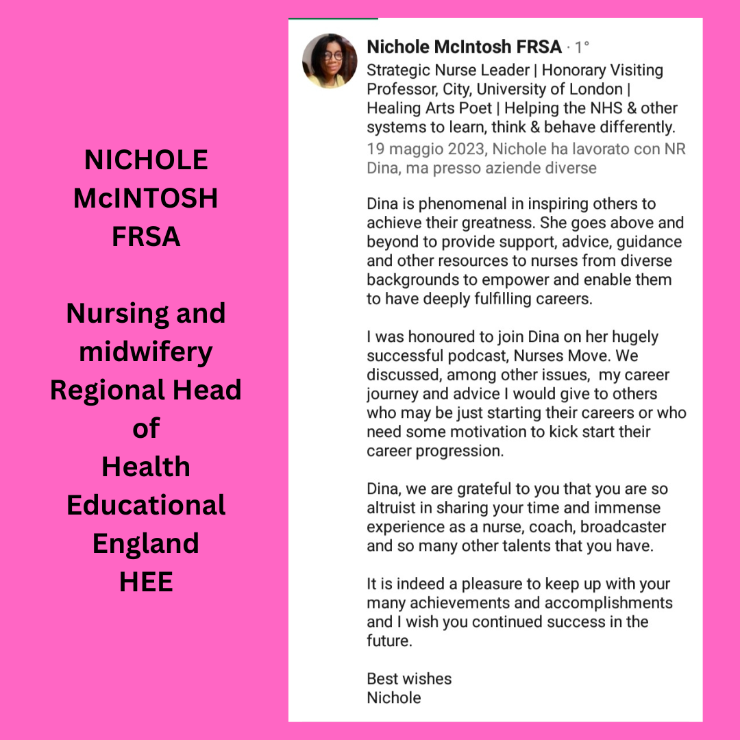 REFERENCES & FEEDBACK – Nurses Move